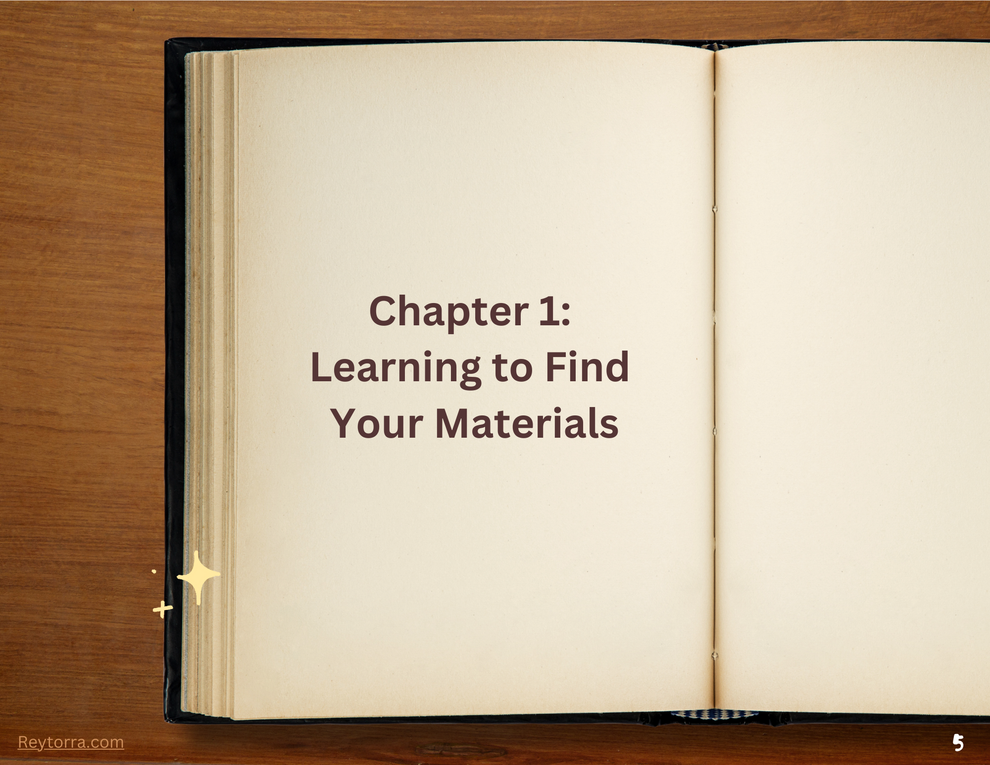 Materials + Equipment Guide Book – Reytorra